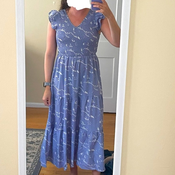 Dresses | Thml Medium Blue Maxi Dress | Poshmark